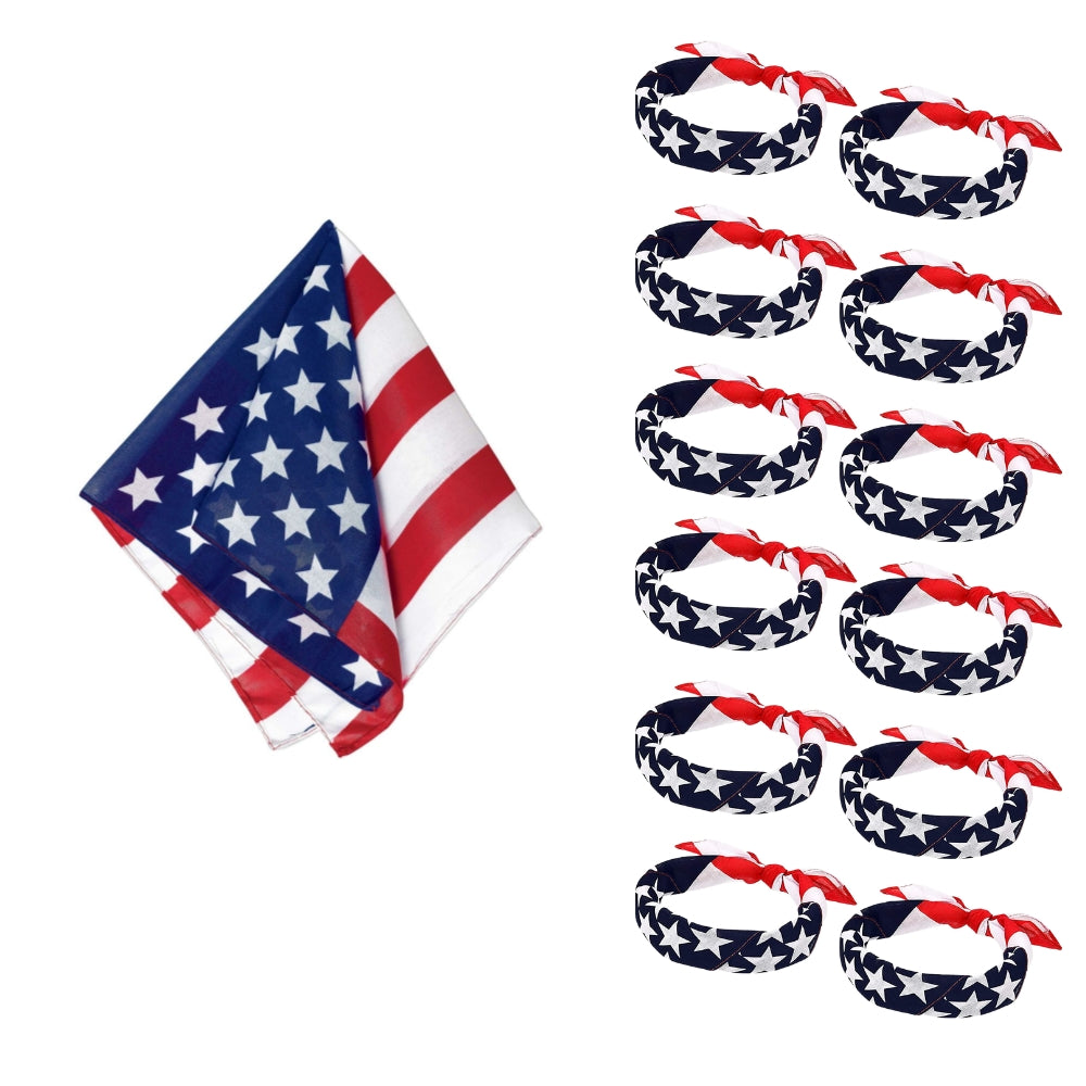 American Flag Bandana | Patriotic Accessories | TheFlagShirt.com – 4th ...
