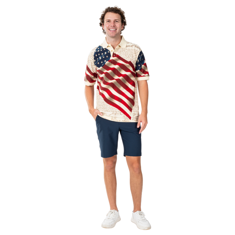 Men's Ultimate Patriot Polo Shirt | 4th of July Shirts
