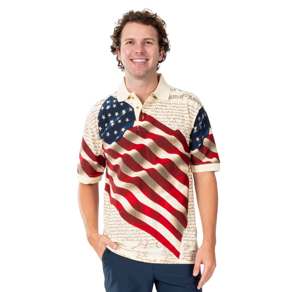 Men's Ultimate Patriot Polo Shirt | 4th of July Shirts